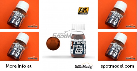 AK Interactive AK473: Xtreme metal paint Copper 1 x 30ml (ref. AK-473 ...