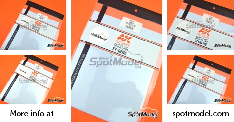 AK Interactive AK6577: Plasticard - Styrene sheet 1.5 mm - 1 units (ref ...
