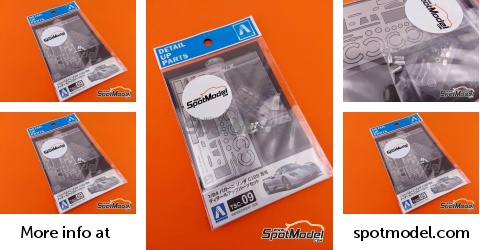 Aoshima TSC-09: Detail up set 1/24 scale - Pagani Zonda C12S - for ...