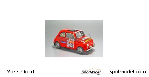 Arena Modelli ARE396: Car scale model kit 1/43 scale - Fiat 500 Rally ...