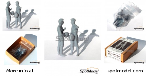 Bad Wolf Miniatures BW43015: Figures set 1/43 scale - Drivers arguing ...