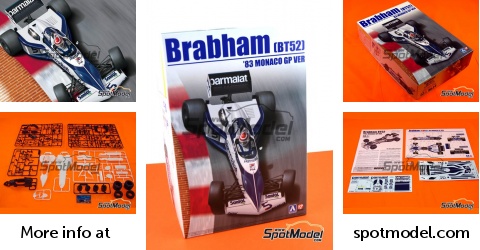 Beemax Model Kits BX20002: Car scale model kit 1/20 scale - Brabham BMW ...