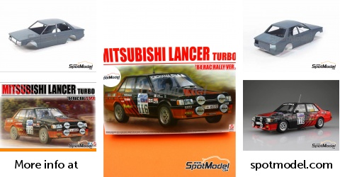 Beemax Model Kits B24022: Car scale model kit 1/24 scale - Mitsubishi ...