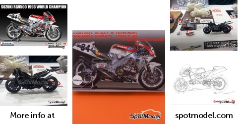 Beemax Model Kits BX13001: Motorbike scale model kit 1/12 scale ...