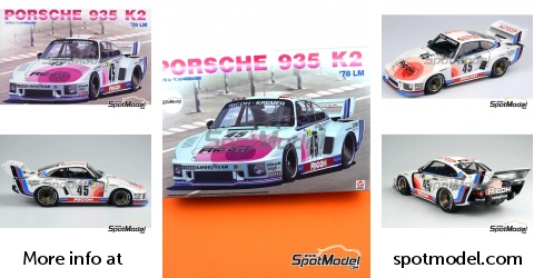 Beemax Model Kits BX24025: Car scale model kit 1/24 scale - Porsche 935 ...