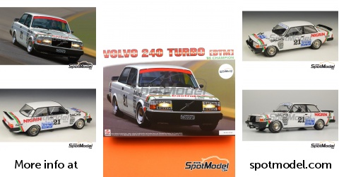 Beemax Model Kits BX24027: Car scale model kit 1/24 scale - Volvo 240 ...