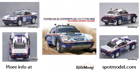 Beemax Model Kits BX24038: Car scale model kit 1/24 scale - Porsche 911 ...