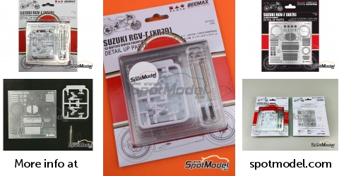 Beemax Model Kits EX13001: Detail up set 1/12 scale - Suzuki RGV500 ...