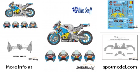 Blue Stuff 12-016: Marking / livery 1/12 scale - Honda RC213V Marc VDS ...