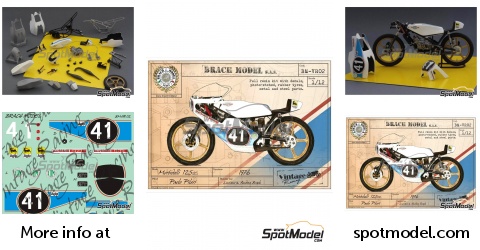 Brach Model BM-VR02: Motorbike scale model kit 1/12 scale - Morbidelli ...