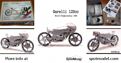 Brach Model BM-VR03: Motorbike scale model kit 1/12 scale - Garelli ...