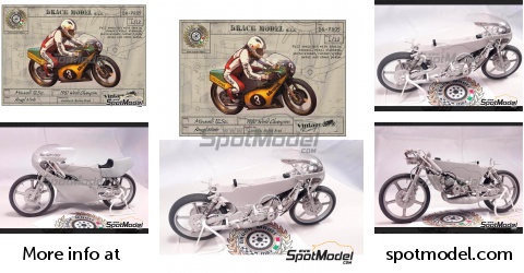 Brach Model BM-VR05: Motorbike scale model kit 1/12 scale - Minarelli ...