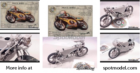 Brach Model BM-VR06: Motorbike scale model kit 1/12 scale - Minarelli ...