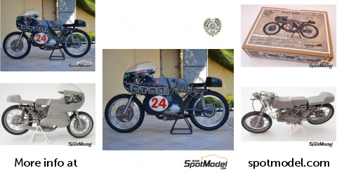 Brach Model BM-VR09: Motorbike scale model kit 1/12 scale - Motobi ...