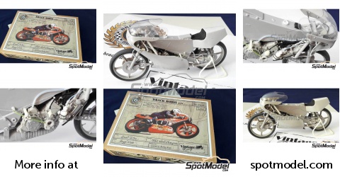 Brach Model BM-VR10: Motorbike scale model kit 1/12 scale - Garelli ...