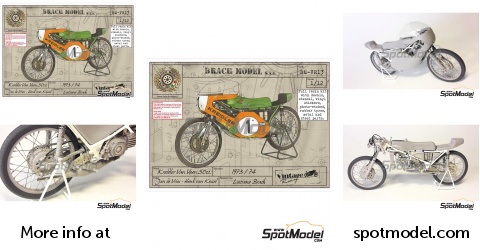Brach Model BM-VR13: Motorbike scale model kit 1/12 scale - Kreidler ...