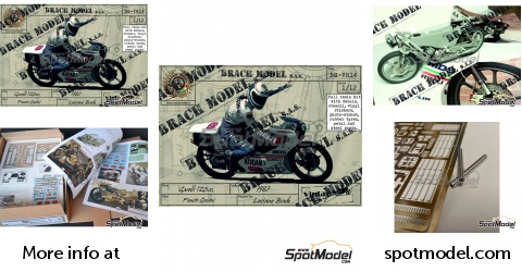 Brach Model BM-VR14: Motorbike scale model kit 1/12 scale - Garelli ...