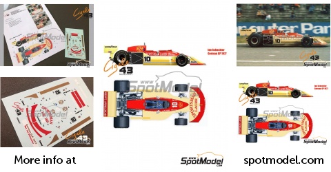 Cigale 43 Modelcraft CDS007: Marking / livery 1/43 scale - March Ford ...