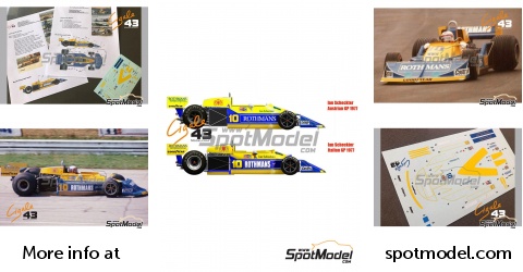 Cigale 43 Modelcraft CDS010: Marking / livery 1/43 scale - March Ford ...