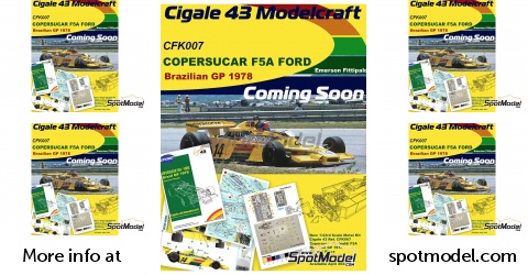 Cigale 43 Modelcraft CFK007: Car scale model kit 1/43 scale ...