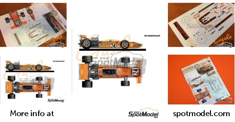Cigale 43 Modelcraft CDS018: Marking / livery 1/43 scale - March Ford ...