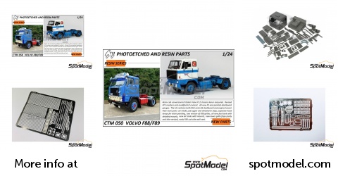 Czech Truck Model CTM050: Transkit 1/24 scale - Volvo F88/F89 (ref ...