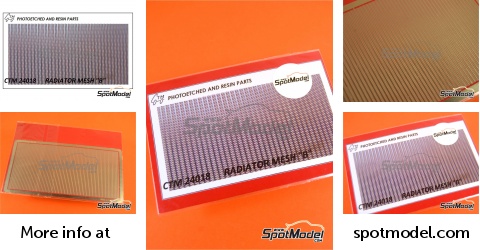 Czech Truck Model CTM24018: Mesh 1/24 scale - Radiator mesh (ref ...