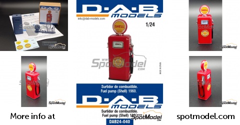 D.A.B. Models DAB24-040: Scale model kit 1/24 scale - Fuel pump Shell ...