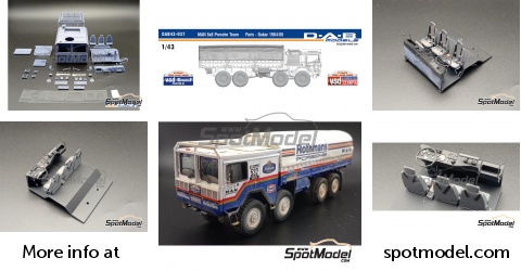 D.A.B. Models DAB43-037: Truck scale model kit 1/43 scale - MAN 8x8 ...
