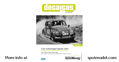 Decalcas DCL-DEC093: Marking / livery 1/24 scale - Volkswagen Beetle ...