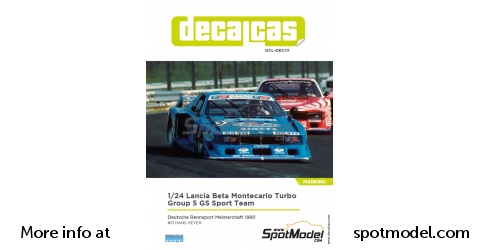 Decalcas DCL-DEC111: Marking / livery 1/24 scale - Lancia Beta ...