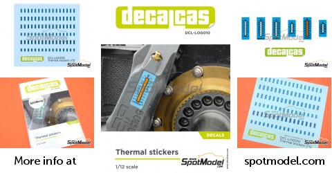 Decalcas DCL-LOG010: Logotypes 1/12 scale - Thermal stickers (ref. DCL ...