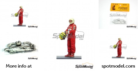 Denizen RD038: Figure 1/43 scale - Racing driver in balaclava holding ...
