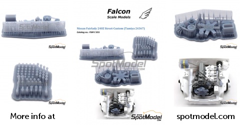 Falcon Scale Models FSMC015: Detail up set 1/24 scale - Nissan Fairlady ...