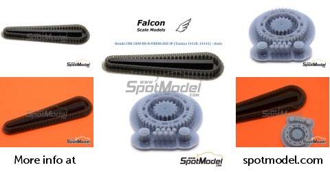 Falcon Scale Models FSM-P001: Chain set 1/12 scale - Honda CBR1000RR-R ...