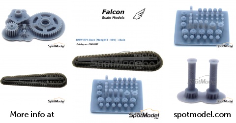 Falcon Scale Models FSM-P007: Detail up set 1/9 scale - BMW HP4 Race ...