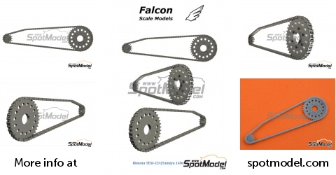 Falcon Scale Models FSM018: Chain set 1/12 scale - Bimota Tesi 1D 906 ...