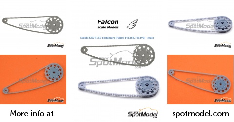 Falcon Scale Models FSM38: Chain set 1/12 scale - Suzuki GSX-R 750 ...