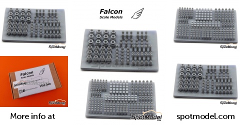 Falcon Scale Models FSM040: Detail 1/12 scale - Bike brakes upgrade set ...