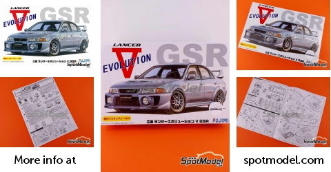 Fujimi 03919: Car scale model kit 1/24 scale - Mitsubishi Lancer ...