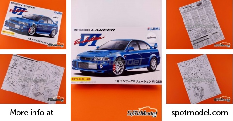 Fujimi 039237: Car scale model kit 1/24 scale - Mitsubishi Lancer ...