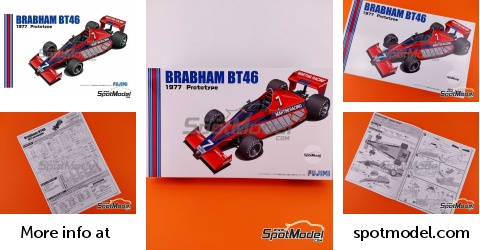 Fujimi 09185: Car scale model kit 1/20 scale - Brabham BT46 Prototype ...