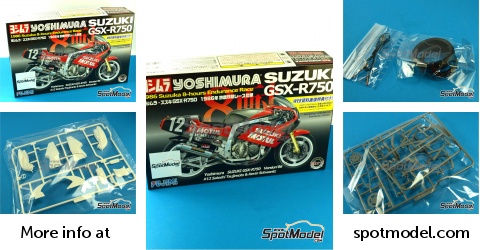 Fujimi 141268: Motorbike scale model kit 1/12 scale - Yoshimura Suzuki ...