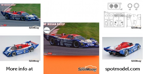 Hasegawa 20404: Car scale model kit 1/24 scale - Nissan R92CP Nismo ...