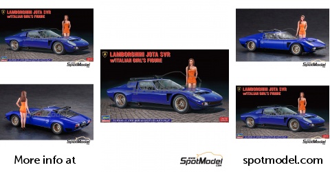 Hasegawa 20472: Car scale model kit 1/24 scale - Lamborghini Miura Jota ...