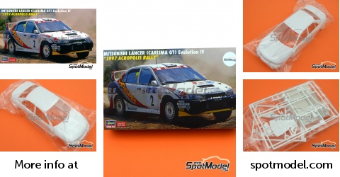 Hasegawa 20593: Car scale model kit 1/24 scale - Mitsubishi Lancer ...