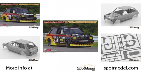 Hasegawa 20734: Car scale model kit 1/24 scale - Toyota Starlet KP61 Asano Racing Service Team ...