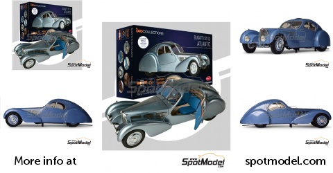 Ixo Collections IXC.BGA.FK: Car scale model kit 1/8 scale - Bugatti ...