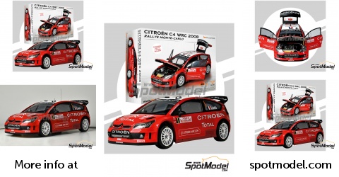 Ixo Collections IXC.CC4.FK: Car scale model kit 1/8 scale - Citroen C4 ...