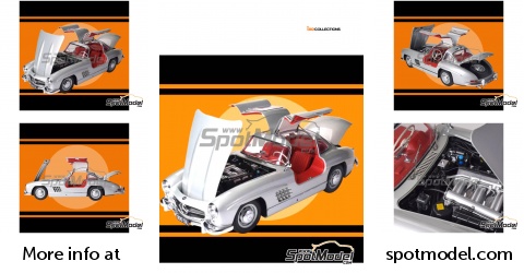 Ixo Collections IXC.MBC.FK: Car scale model kit 1/8 scale - Mercedes ...